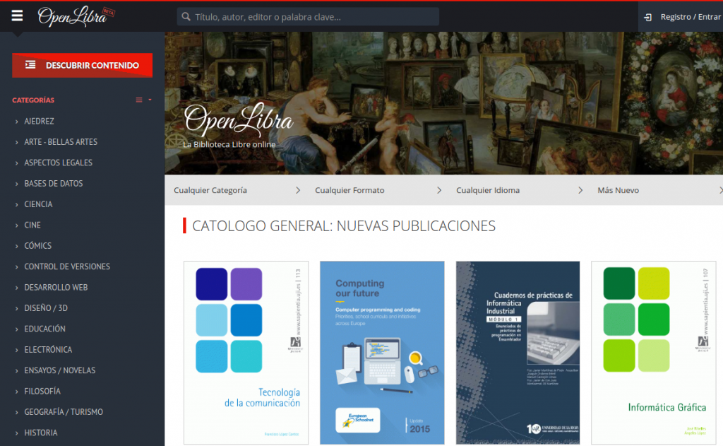 OpenLibra, la biblioteca libre online — ParaPNTE